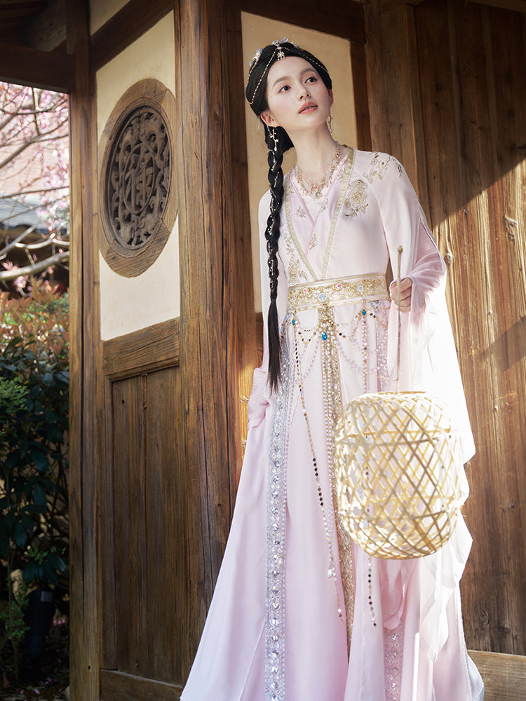 Love in Pavilion Official Merch - Pink Hanfu Set [SHI SAN YU Collab] – CPOP UNIVERSE Chinese ...